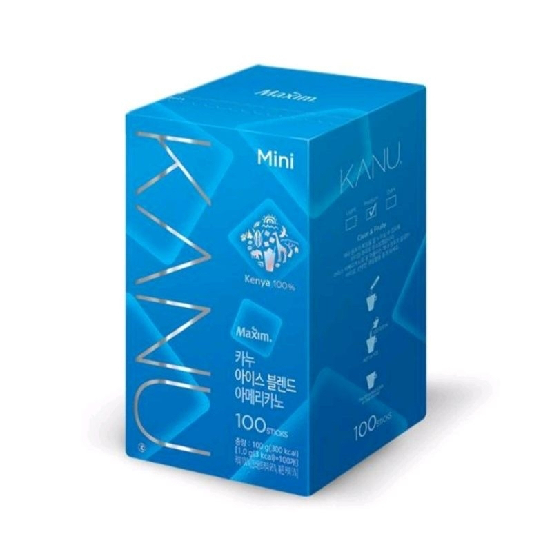 Jual [30 Sachet] Maxim Kanu Mini Mild Roast Americano Coffee Korea ...