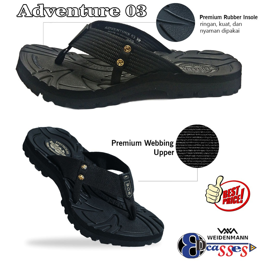 Jual Sandal Japit Pria Weidenmann Adventure 03 Sandal Gunung Hiking ...