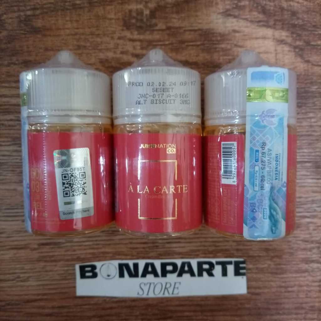 Jual A La Carte Cream Biscuit 60ML - Liquid Alacarte Ala Carte Biscuit ...