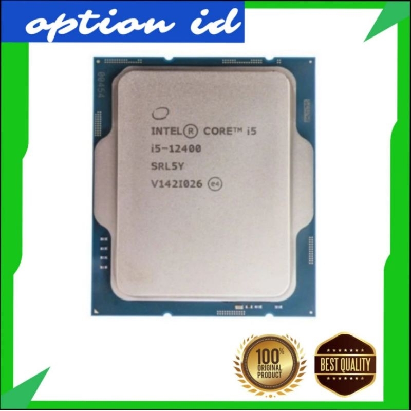 Jual CPU PC INTEL CORE i5 12400 Tray | LGA 1700 Gen 12 Alder Lake ...
