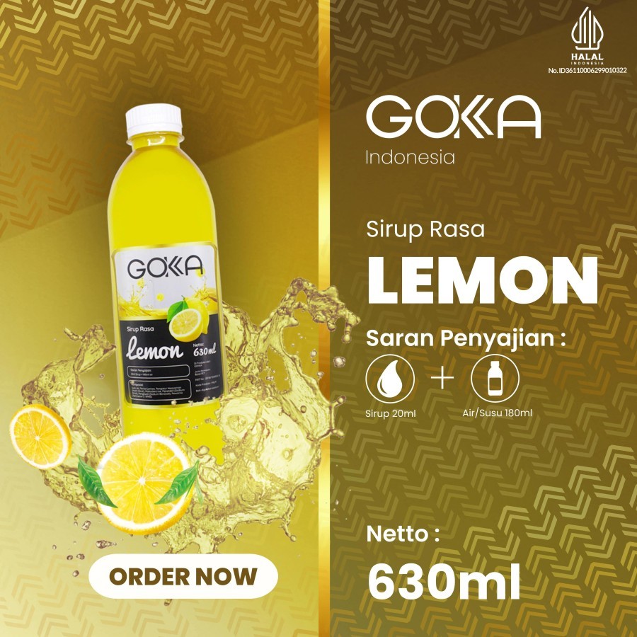 Jual 630ml Sirup Lemon Syrup / Minuman Sirup Rasa Lemon | Shopee Indonesia