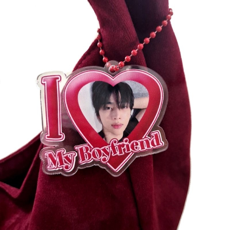 Jual [BACA DESKRIPSI] OPEN PO CUSTOM KEYCHAIN i love my boyfriend i ...