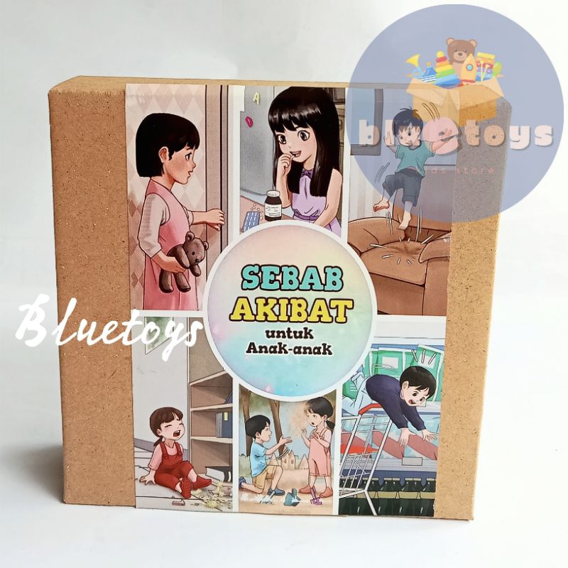 Jual [BLUETOYS] Kartu Sebab Akibat Anak IQ Development/Alat Terapi ...