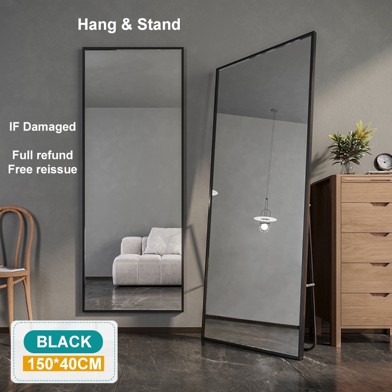 Jual [berdiri & digantung] Standing mirror Cermin standing155 X 45 CM ...