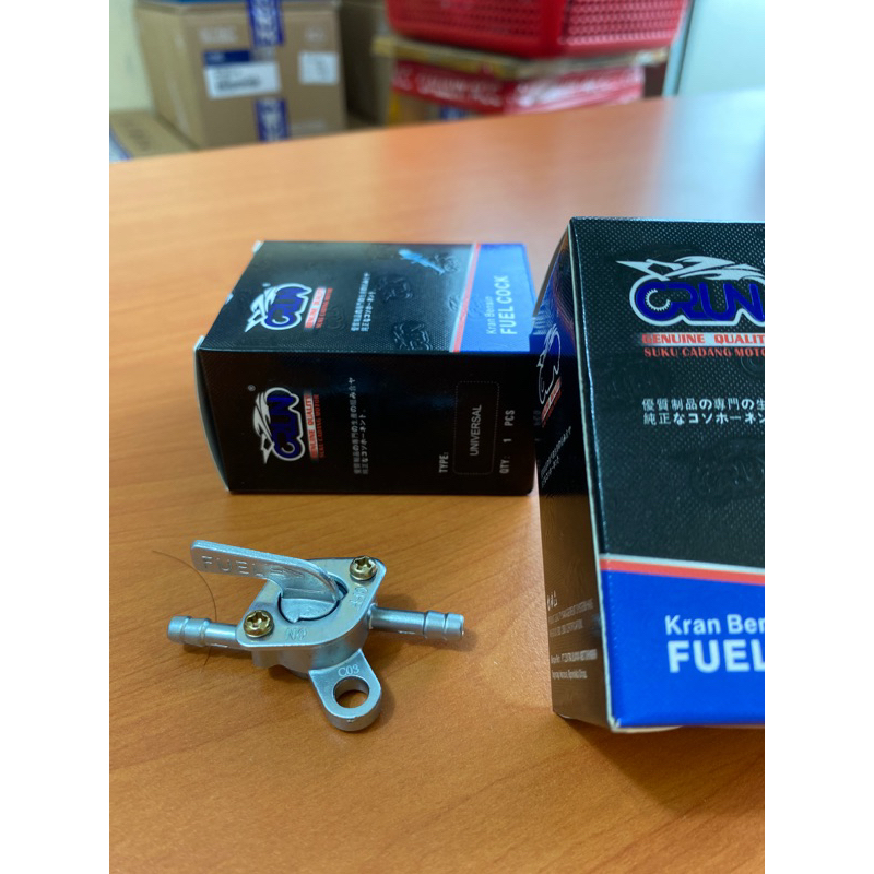 Jual (CRUN) Kran Bensin UNIVERSAL / Keran Membran Untuk semua motor / Fuel Cock / Asli | Shopee ...