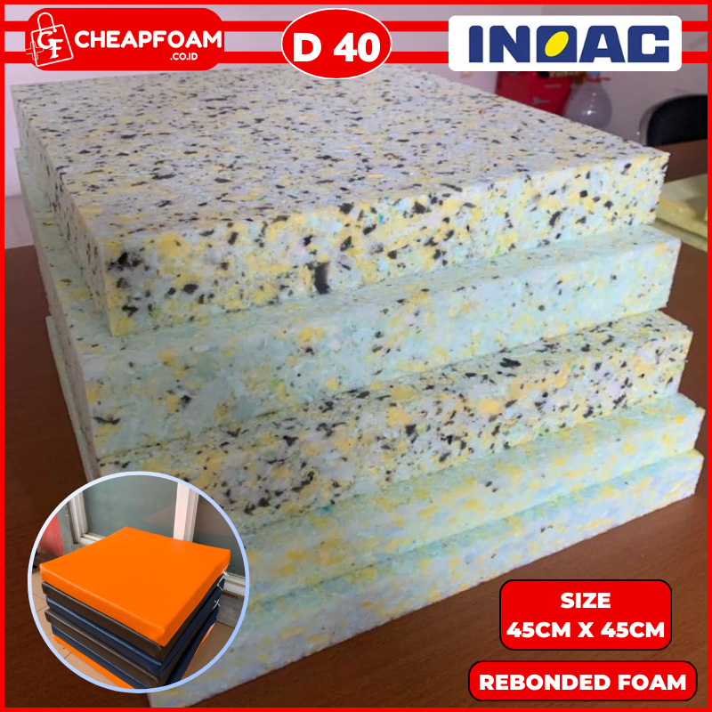 Jual Busa Rebonded 45 x 45cm Busa Alas Duduk Lesehan Rebonded Foam High ...