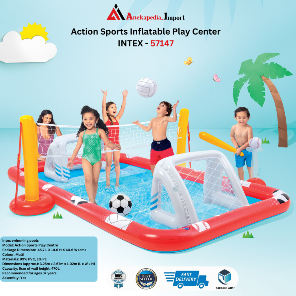 Jual Intex Kolam Renang Bermain Bola Anak - Lapangan Bola Playground ...