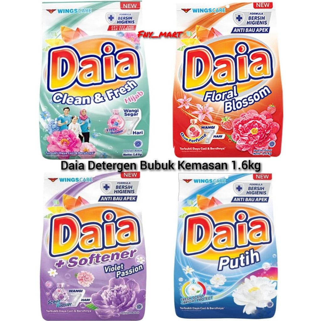 Jual Detergent Daia 1.5Kg All Variant | Shopee Indonesia