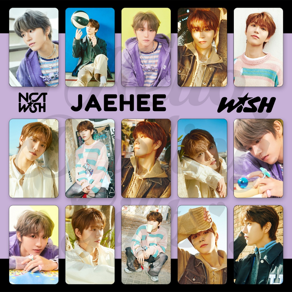Jual NCT WISH Jaehee WISH Japan Single Album Photocard. Unofficial. | Shopee Indonesia