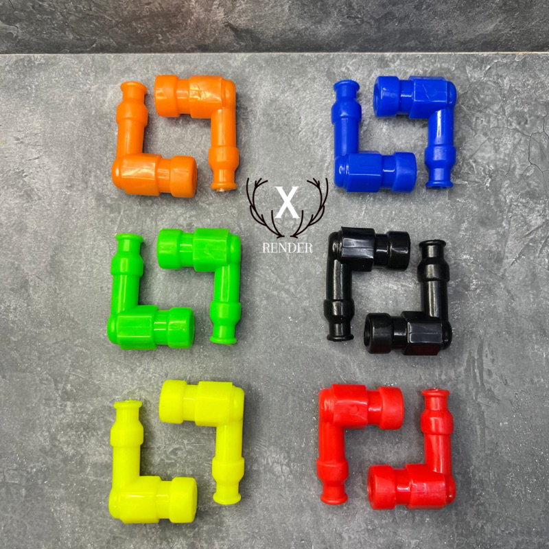Jual COB TUTUP KEPALA BUSI UNIVERSAL ( 1 PCS) / TUTUP BUSI WARNA RACING ...