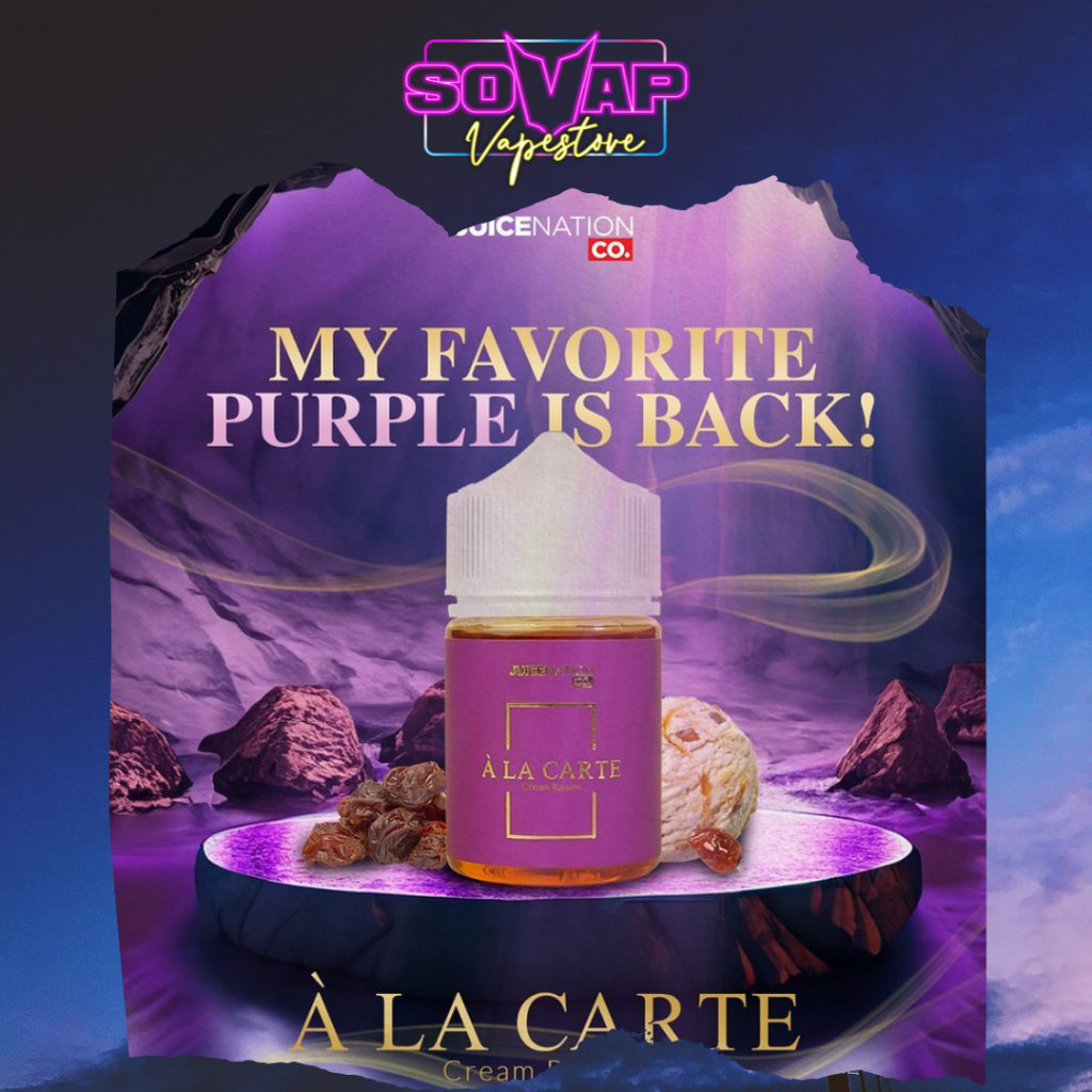 Jual A La Carte Cream Raisin 3mg & 6mg 60ml | Shopee Indonesia