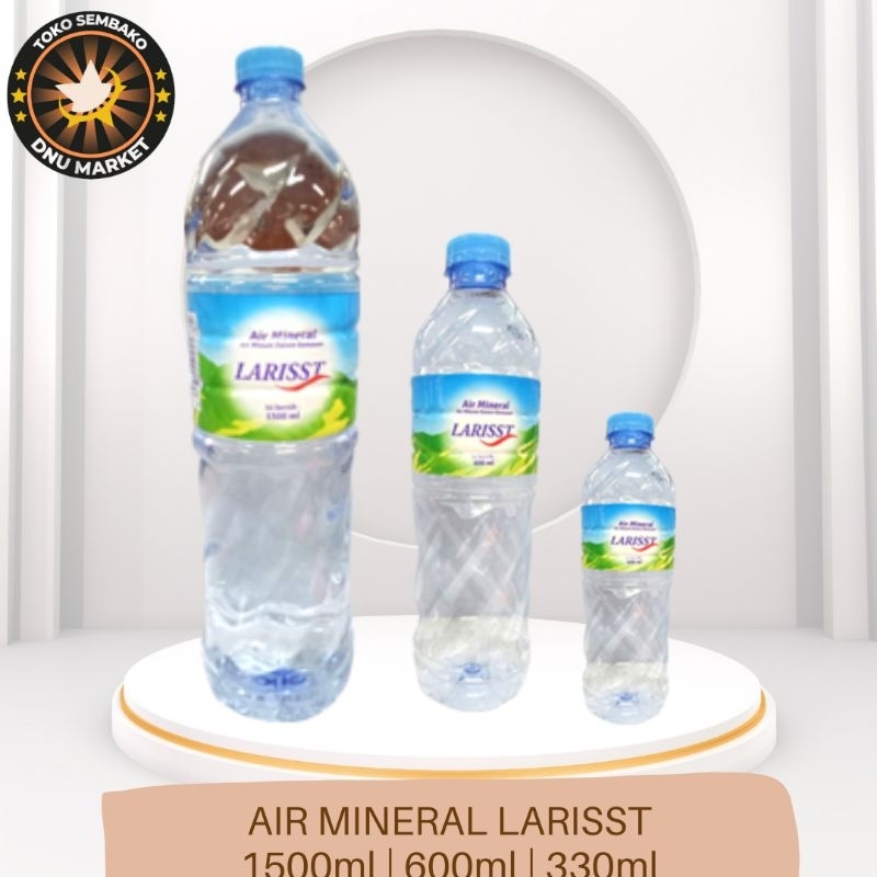 Jual LARISST AIR MINERAL BOTOL | KARTON | 1500ml (12pcs) | 600ml (24pcs ...