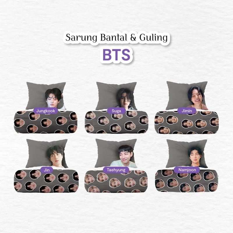 Jual Sarung Bantal Guling Kpop Halu Full Print BTS Byeon Woo Seok NCT ...