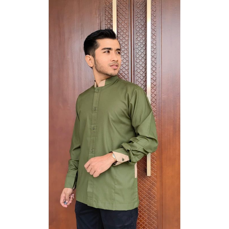 Jual Koko Arrijal katun toyobo premium original GUZEL // Hem polos ...