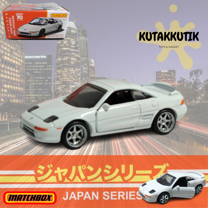 Jual Matchbox Japan Series Mobil Sedan 1990 Toyota MR2 W20 Putih Open ...