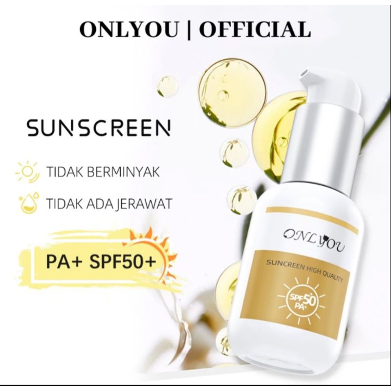 Jual ONLYOU Sunscreen SPF50+ PA+ Tabir Surya Skincare Sunblock Untuk ...