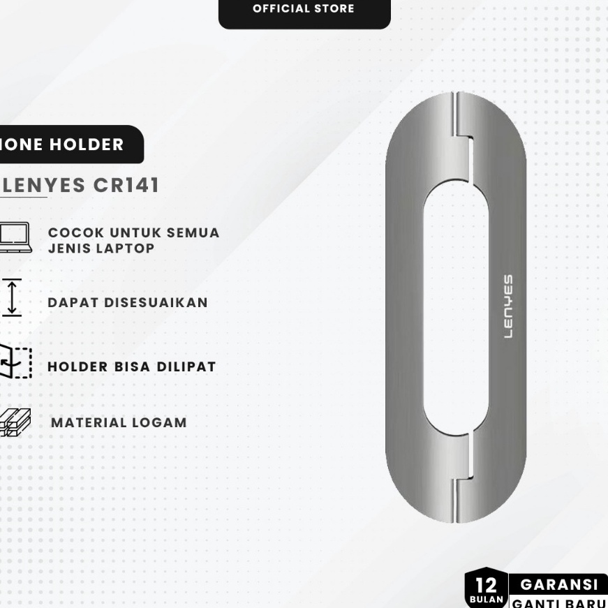 Jual Kilat WEEAN Holder Stand Laptop LENYES CR141 Stand Laptop Lipat ...