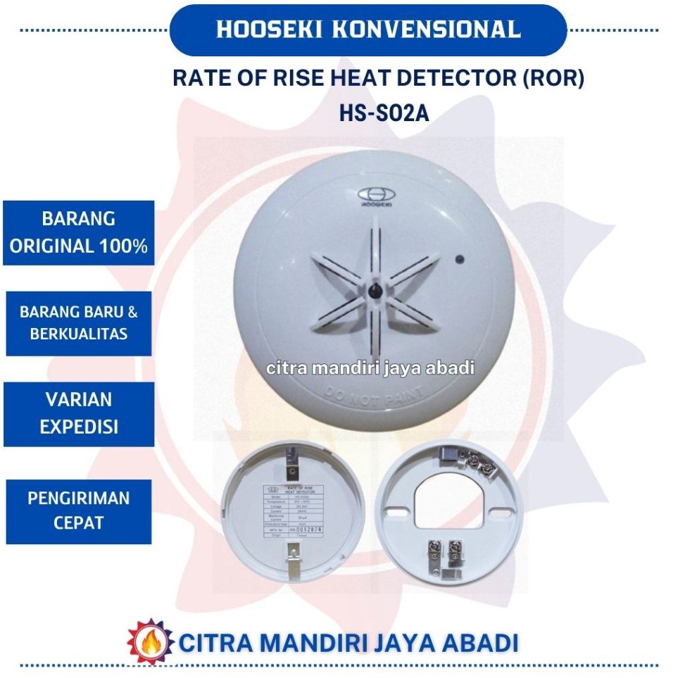 Jual Nod Rate of rise ROR Heat Detector HOOSEKI | Shopee Indonesia