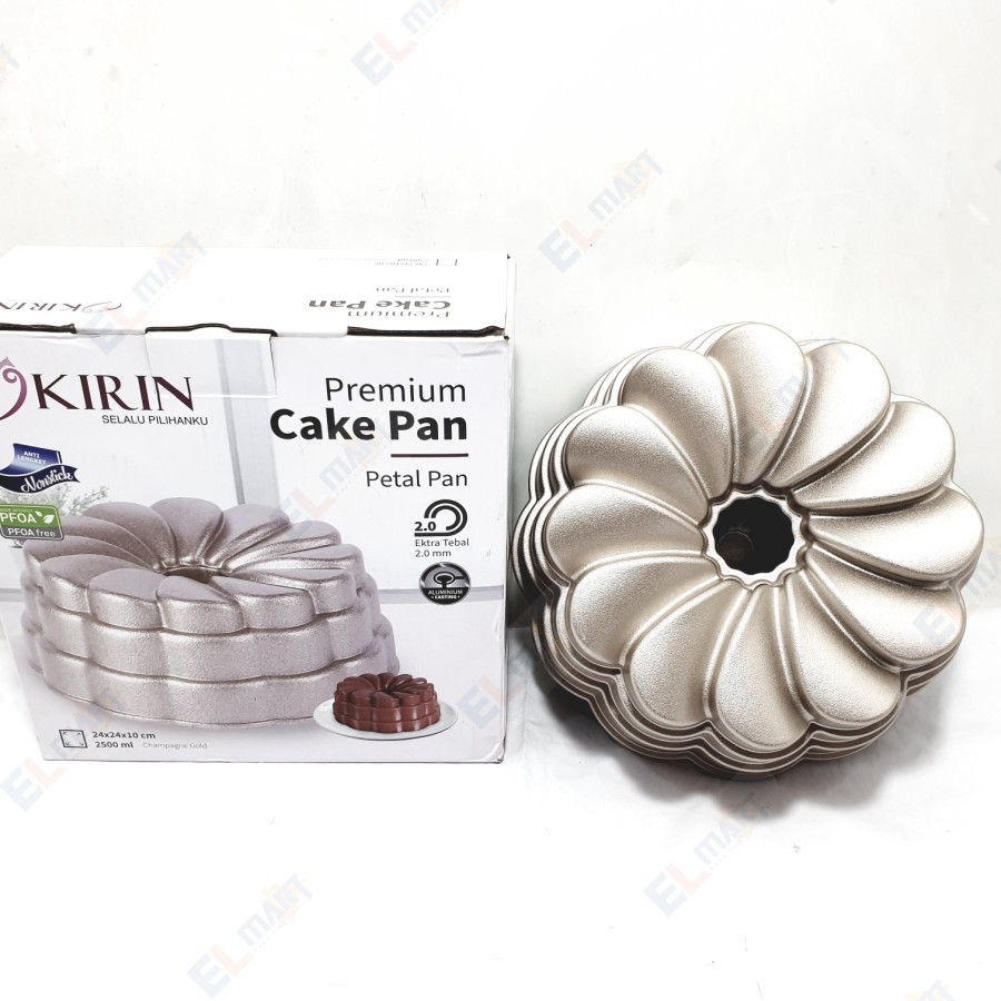 Jual KIRIN Premium Cake Pan Petal Die Cast Anti lengket Loyang Cetakan ...