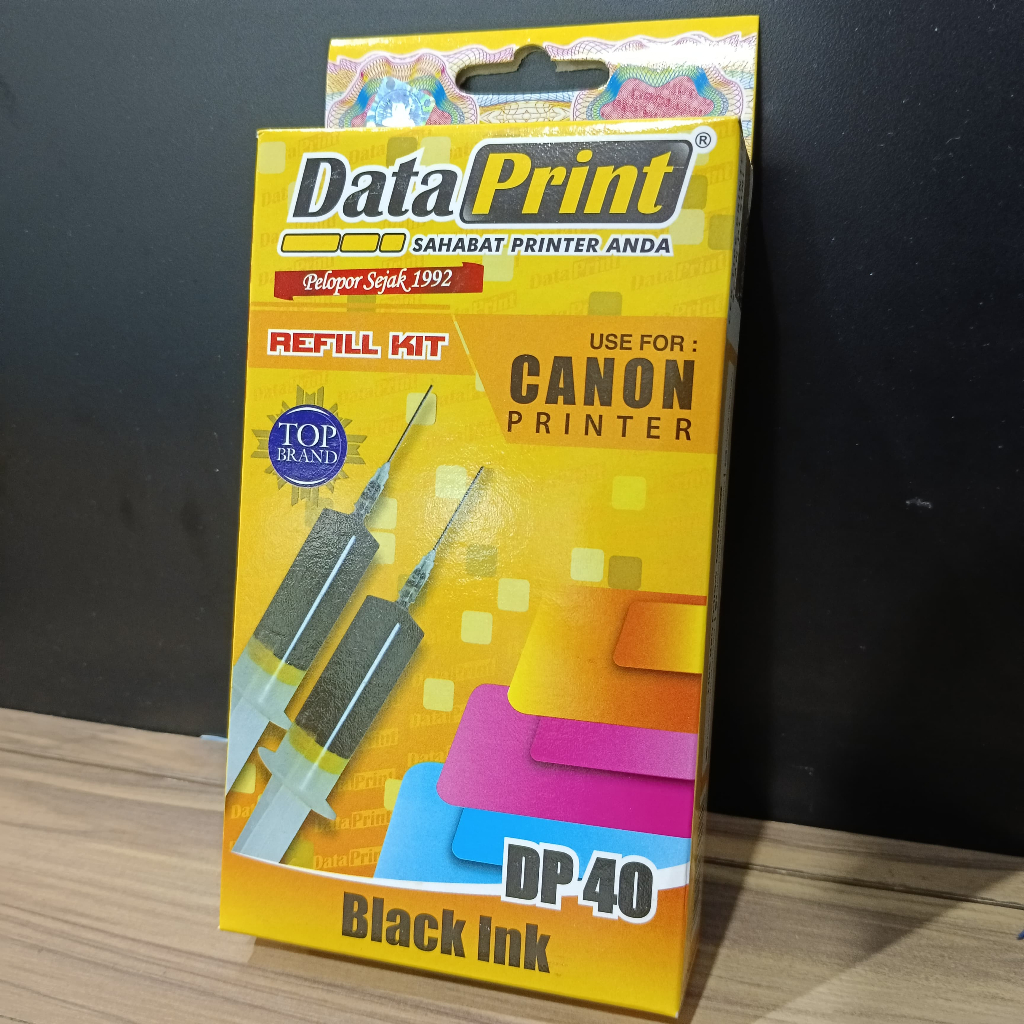 Jual TINTA HITAM WARNA REFILL SUNTIK DATAPRINT CANON | Shopee Indonesia