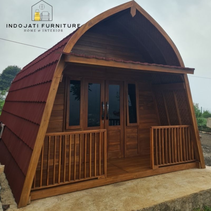 Jual rumah lumbung kayu jati minimalis | Shopee Indonesia