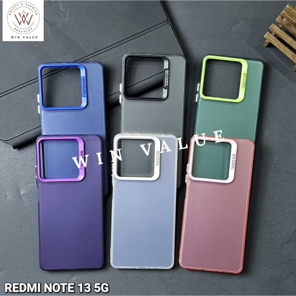 Jual Redmi Note 13 5G Case HYBRID IMD Color Plate Hologram SO COOL Case ...