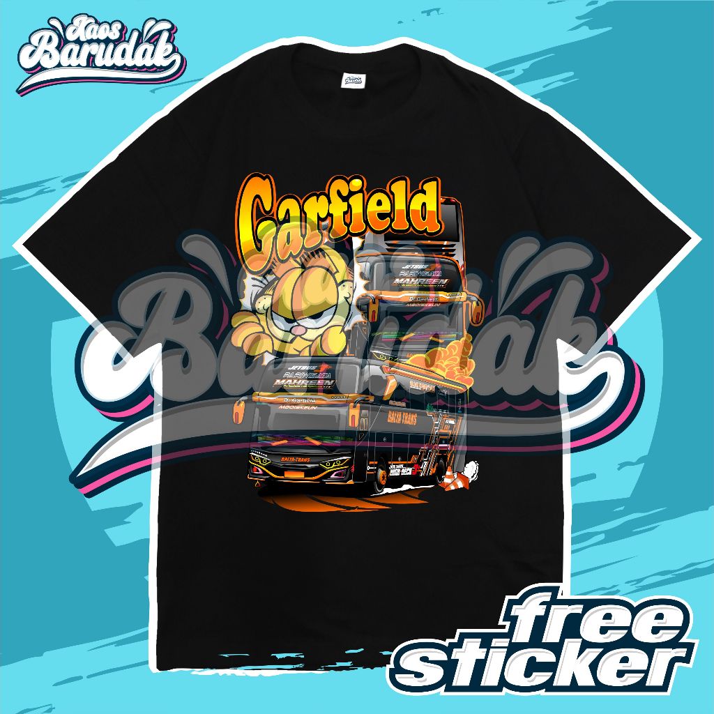 Jual BAJU KAOS BUS ANAK GARFIELD MAHREEN BALYATRANS - TSHIRT BUSMANIA ...