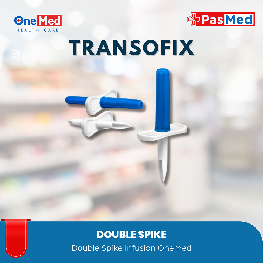 Jual PASMED | TRANSOFIX / DOUBLE SPIKE ONEMED / KONEKTOR INFUS / ALAT ...