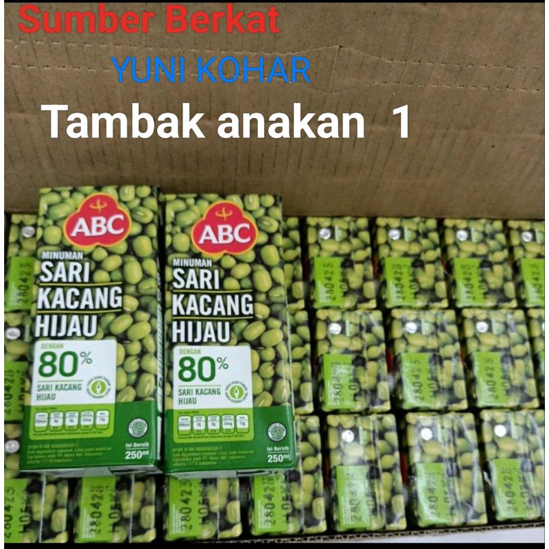 Jual sari kacang hijau ABC 250 ml kemasan uht | Shopee Indonesia
