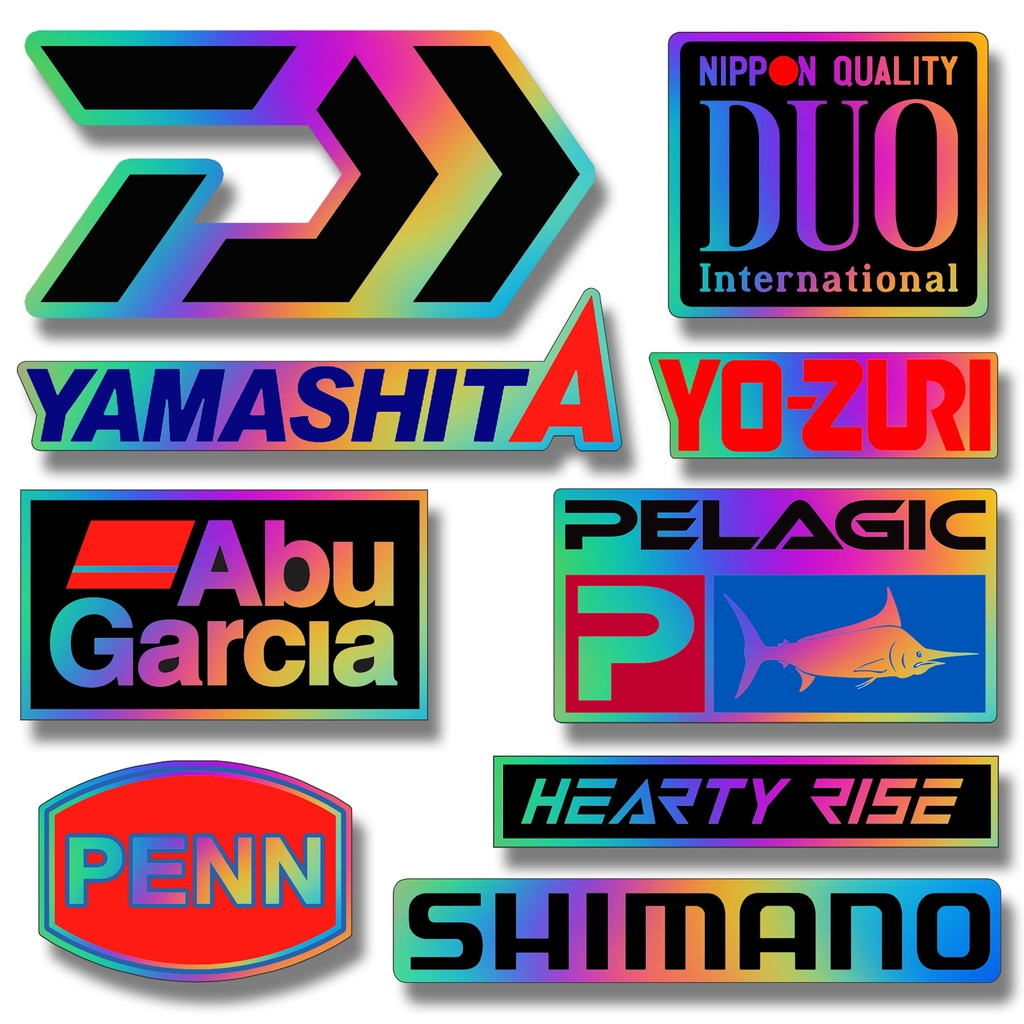 Jual Stiker Cutting Hologram Kecil Brand Pancing Tackle Box Lure Meiho ...