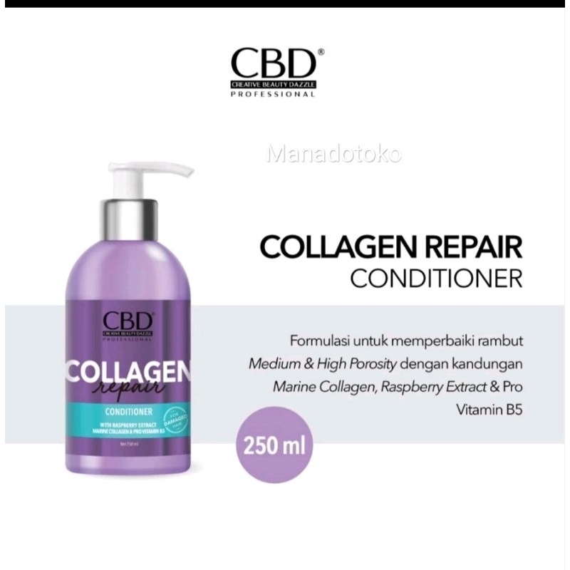 Jual CBD Sampo Conditioner Collagen Repair 250 ml | Shopee Indonesia