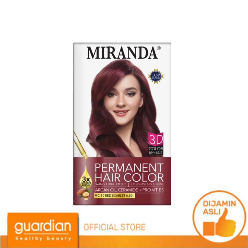 Jual MIRANDA Hair Color Wine Red Mc10 30ml | Shopee Indonesia