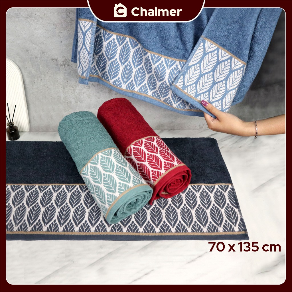 Jual Handuk Mandi Chalmer 70 x 135 cm Motif Lifolla Handuk Mandi Dewasa ...