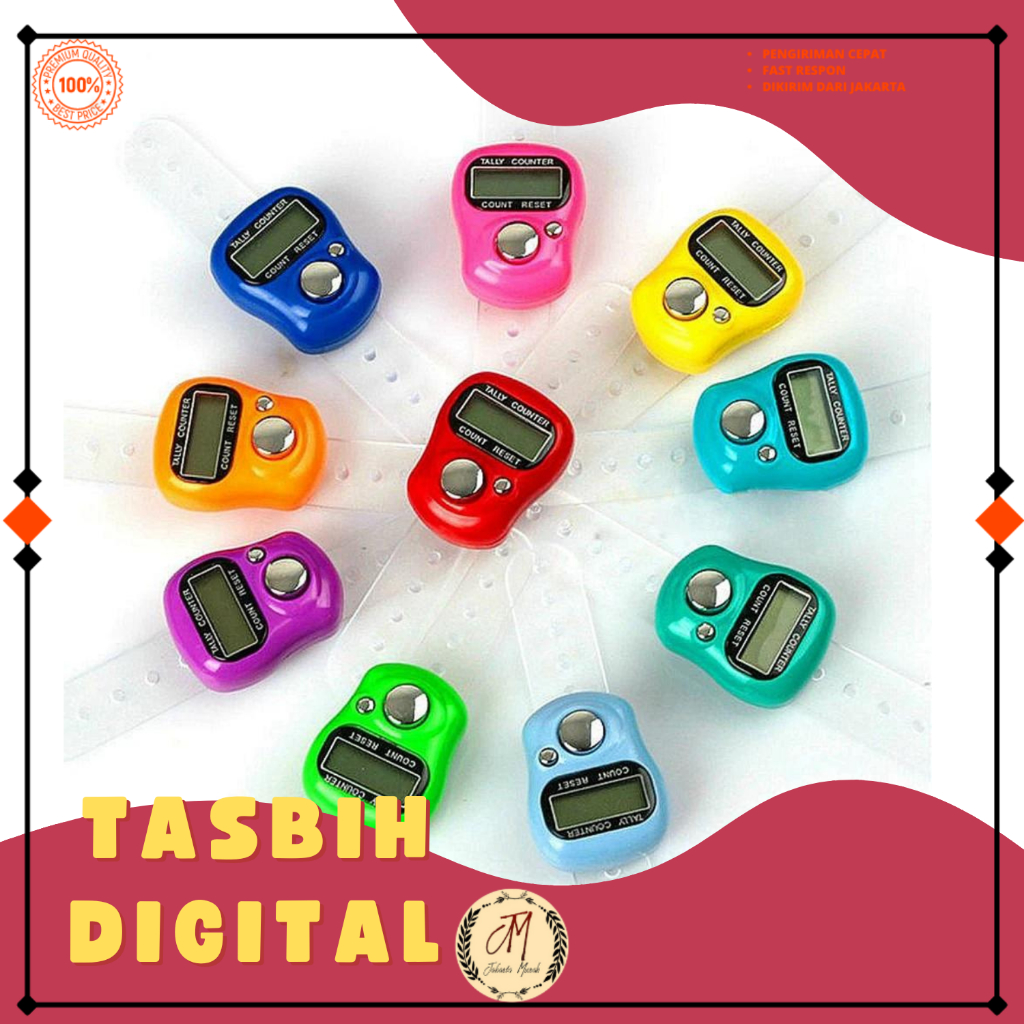 Jual Alat Hitung Digital Tasbih / Tasbih Digital / Tasbih Digital Mini ...