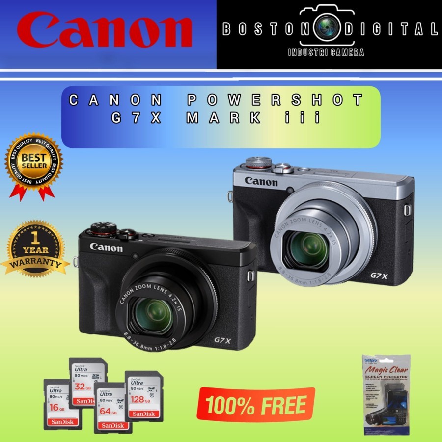 Jual CANON POWERSHOT G7X III / CAMERA DIGITAL CANON G7X MARK III | Shopee Indonesia