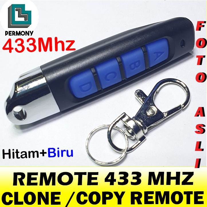 Jual Remote 433 Mhz Control Garasi 433Mhz transmitter pemancar clone ...