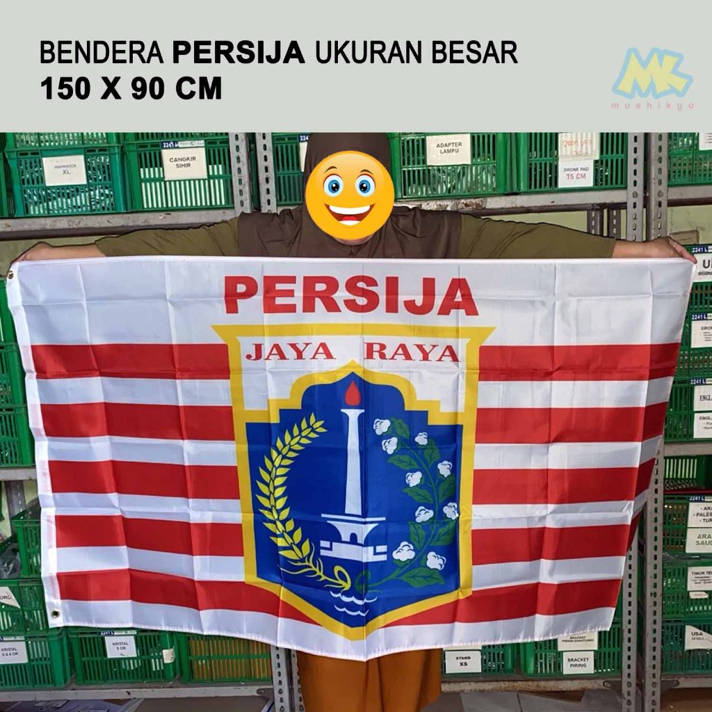 Jual Bendera Persija ukuran 150 x 90CM | Shopee Indonesia