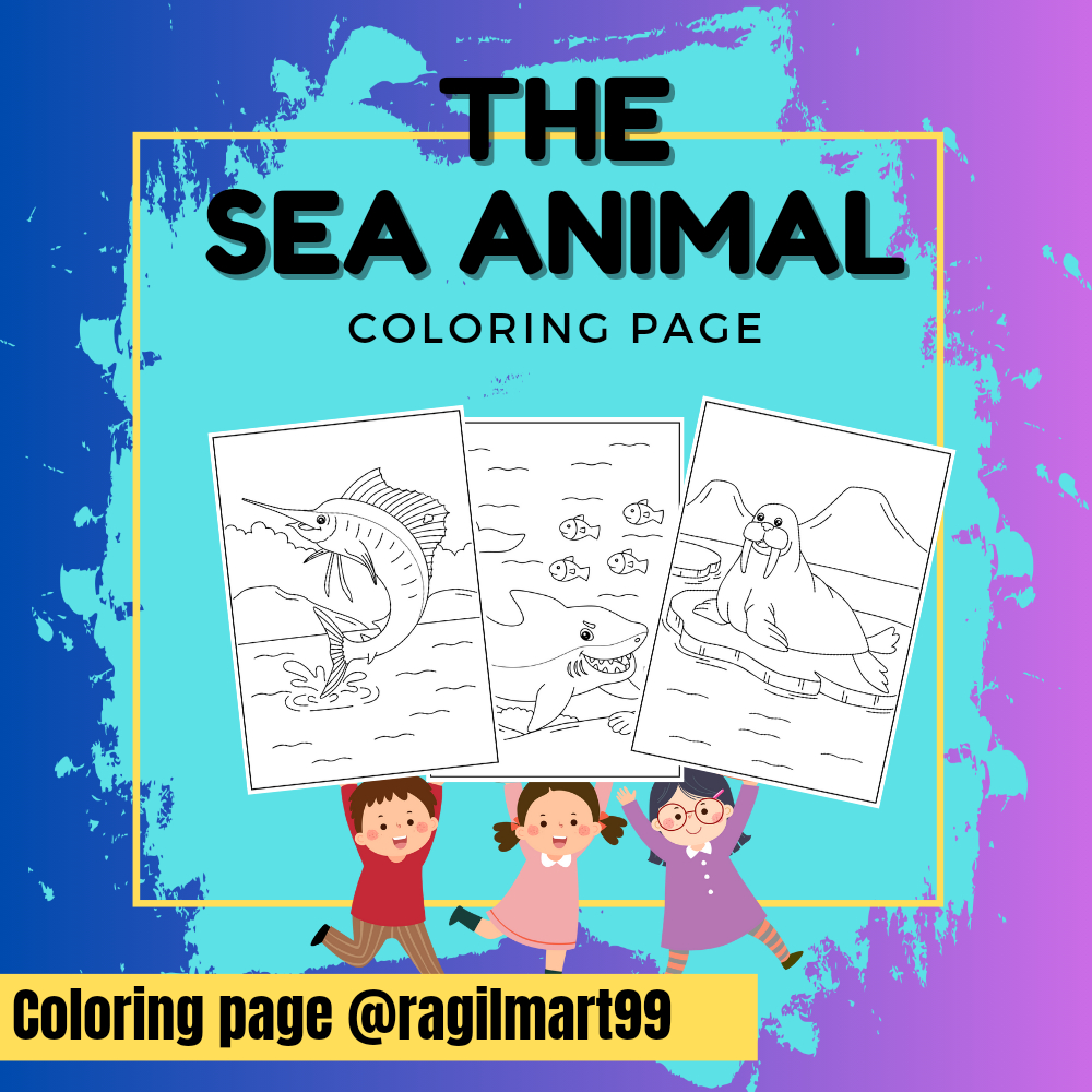 Jual [ 21 LEMBAR ] DIY Coloring Page / Lembar Mewarnai Sketsa A4 80 Gsm ...