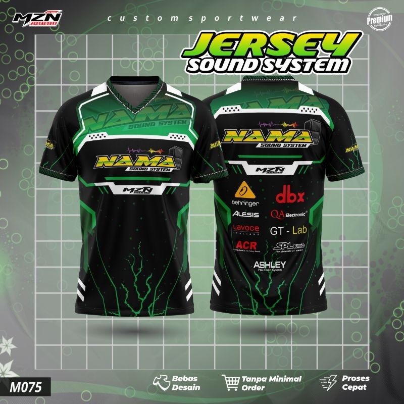 Jual [ BISA SATUAN ] JERSEY SOUND SYSTEM CUSTOM DESIGN | Shopee Indonesia