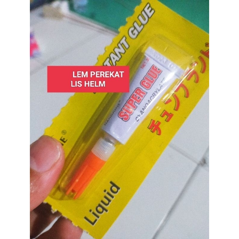 Jual lem perekat untuk Lis karet helm glue lem cair | Shopee Indonesia