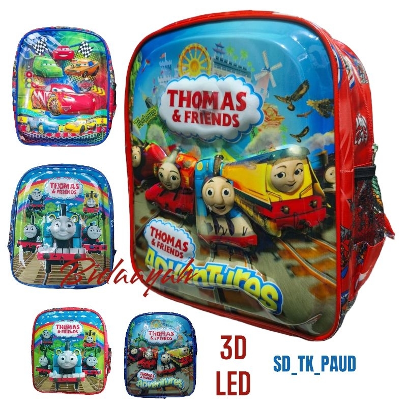 Jual Bidaayah / THOMAS TAS ANAK SEKOLAH TK DAN PAUD LAKI LAKI 3D EMBOS ...