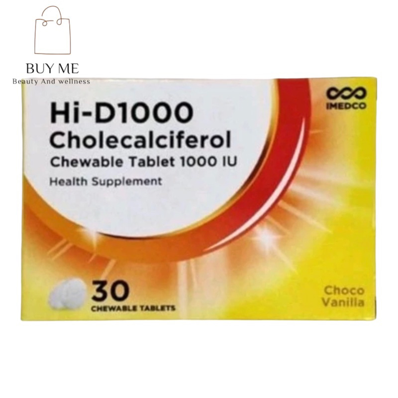 Jual Hi - D 1000 IU 30 Tablet / VITAMIN D1000 iu | Shopee Indonesia