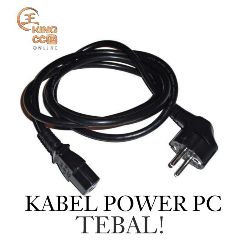 Jual KABEL POWER CPU/KOMPUTER TEBAL | Shopee Indonesia
