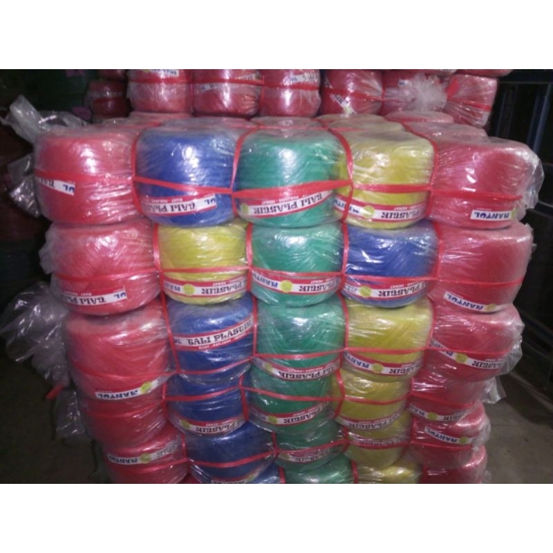 Jual Tali Rafia Warna Warni / Tali Plastik Warna Warni Kw1 800 Gram ...