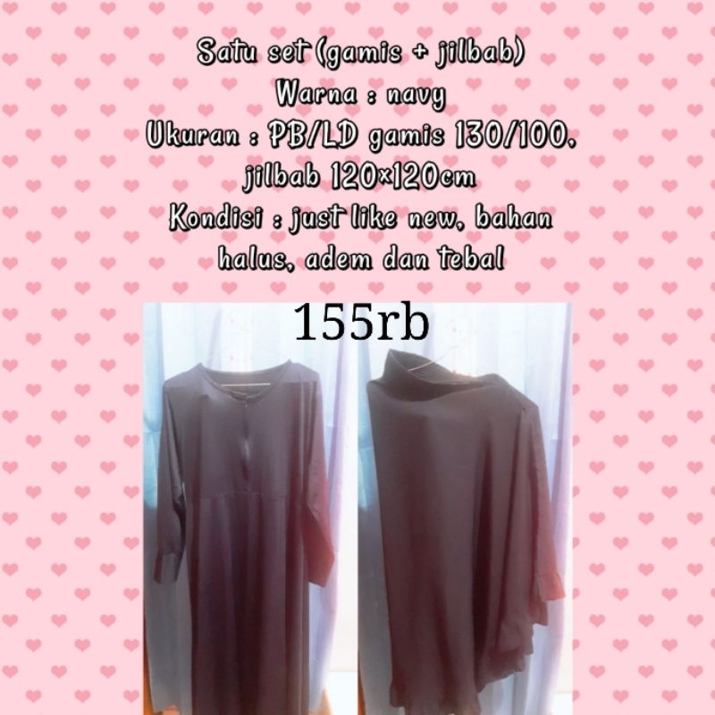 Jual Satu set (gamis + jilbab) | Shopee Indonesia