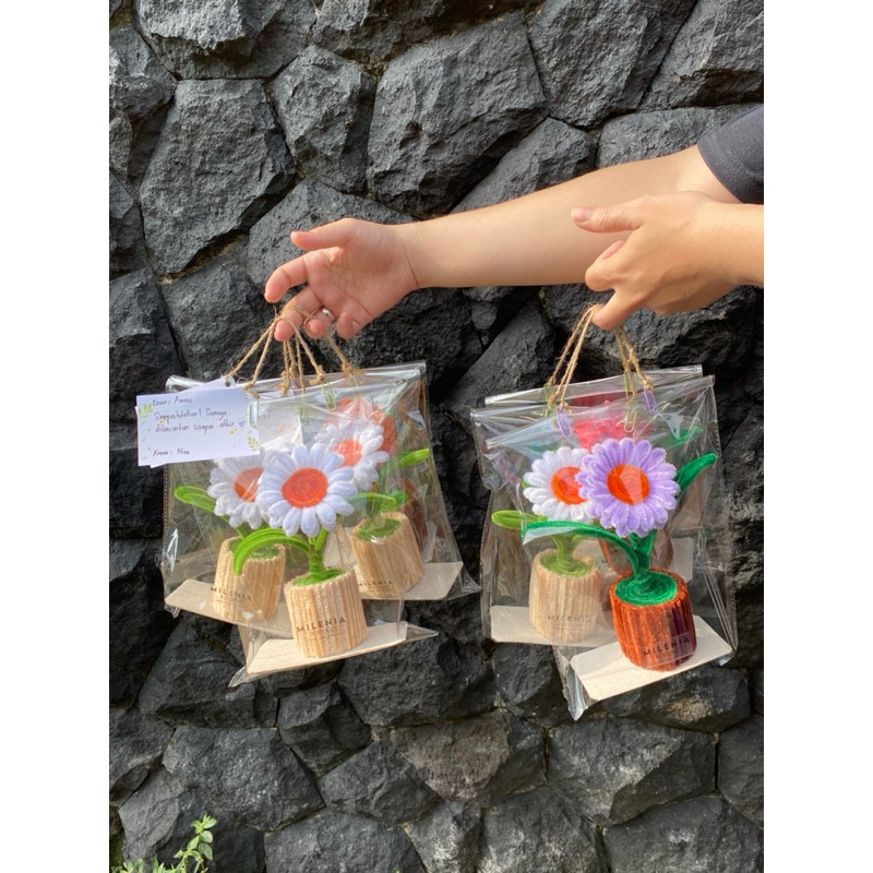 Jual Bunga Kawat Bulu Pot | Shopee Indonesia