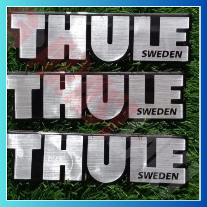 Jual STICKER TIMBUL STICKER THULE SWEDEN RESIN LENTUR DAN TIMBUL WHITE ...