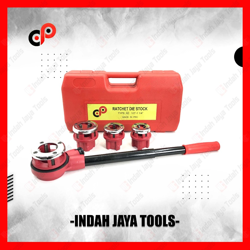 Jual MERAH RRC Mesin Alat Snai Snei Pipa Set 1/2 - 1-1/4 Inch Manual ...