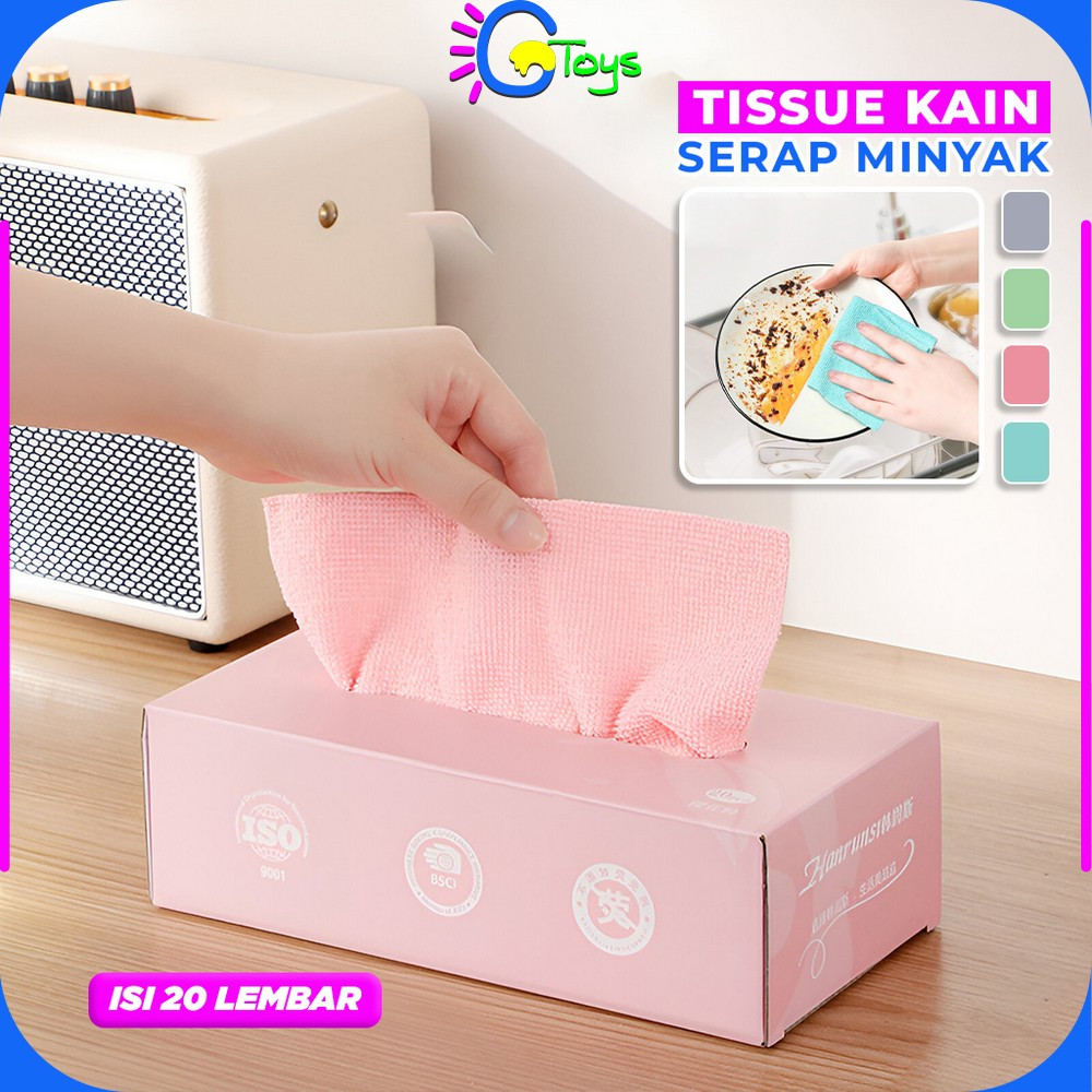 Jual CR-C1015 Tisu Kain Lap Serap Minyak Isi 20Lembar Pembersih Alat ...
