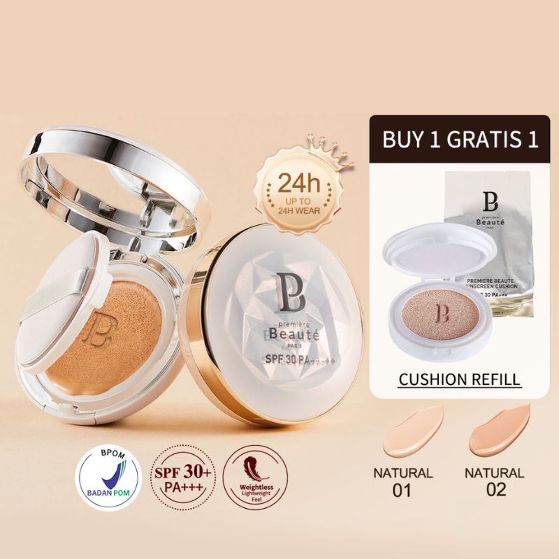 Jual 𝗔𝗞 𝗫 𝗣𝗥𝗘𝗠𝗜𝗘𝗥𝗘 𝗕𝗘𝗔𝗨𝗧𝗘 [𝗙𝗥𝗘𝗘 𝟭 𝗥𝗘𝗙𝗜𝗟𝗟] Sun Protect Cushion SPF 30 PA ...